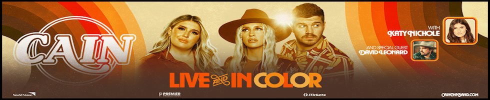 Order for CAIN "Live and In Color" Spring Tour 2023