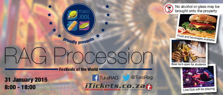 Tickets | RAG Procession in Pretoria, GT | iTickets