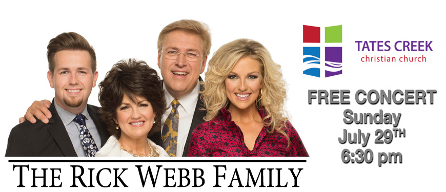 Tickets | Rick Webb Family in Lexington, KY | iTickets