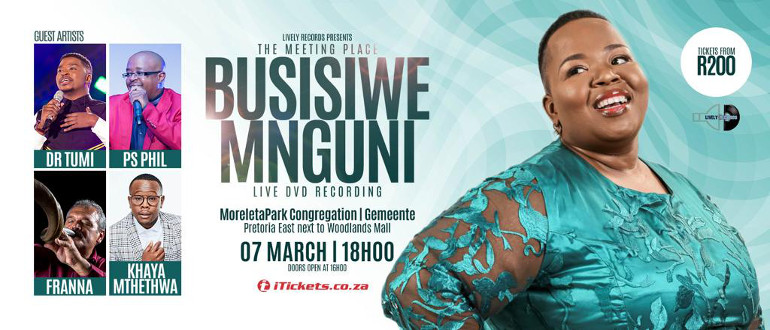 Tickets | Busisiwe Mnguni LIVE “The Meeting Place” in Pretoria, ZA ...