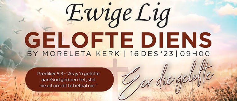 Order for Ewige Lig: Gelofte Diens