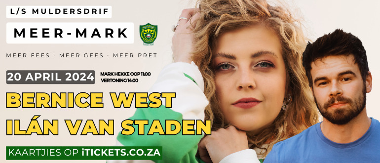 Order for Bernice West & Ilán van Staden Live by L/S Muldersdrif Meer-Mark