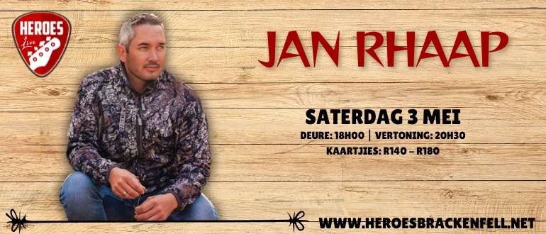 Order for Jan Rhaap | Heroes Brackenfell