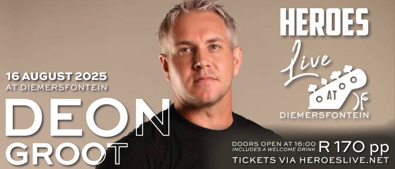 Order for Deon Groot | Live Music + Live Rugby