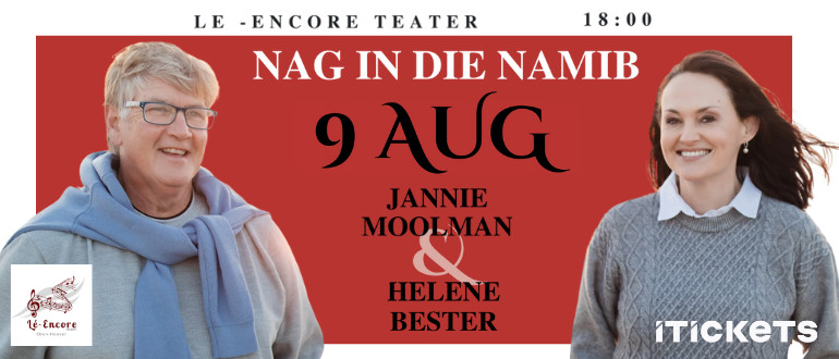 Order for Nag in die Namib met Helene Bester en Jannie Moolman