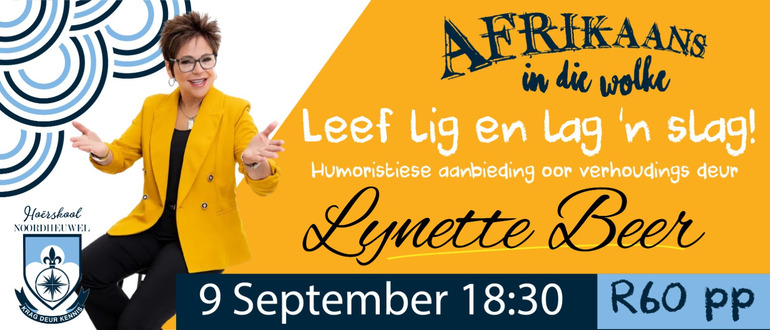 Order for Lynette Beer: Leef Lig en Lag 'n Slag